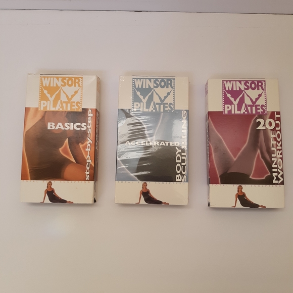 Media | Windsor Pilates Vhs Set Of 3 | Poshmark